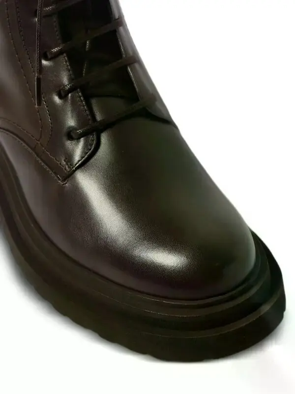 Brunello Cucinelli Shearling Monile Ankle Boots