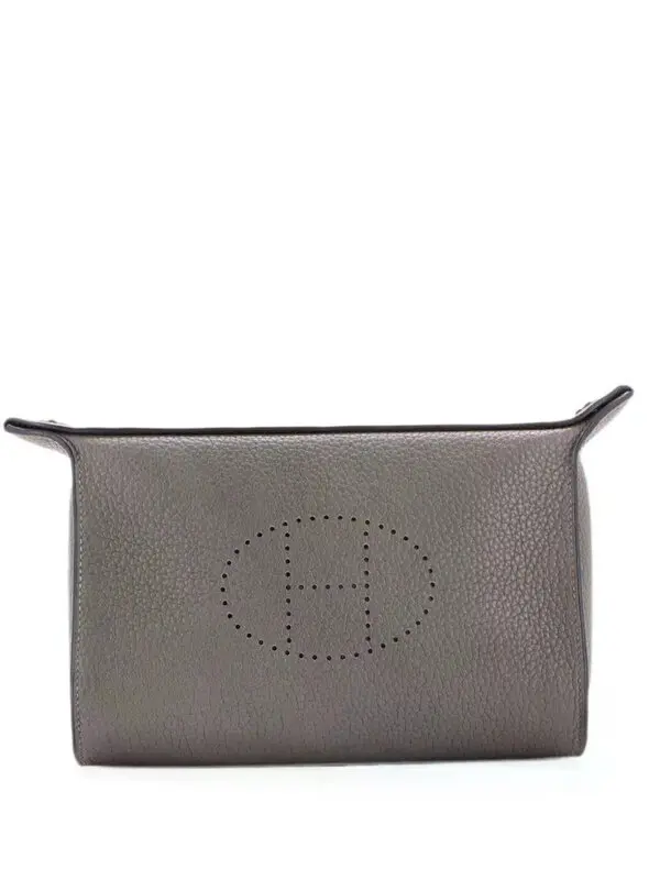 Hermès Videpoches Togo Crossbody Bag - Grey