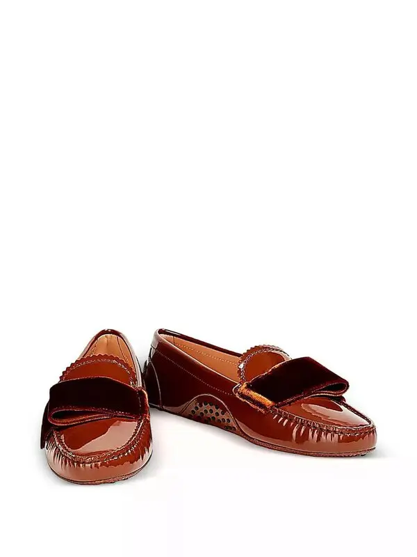 TOD'S X Alessandro Dell'acqua Gommino Driving Loafers - Brown