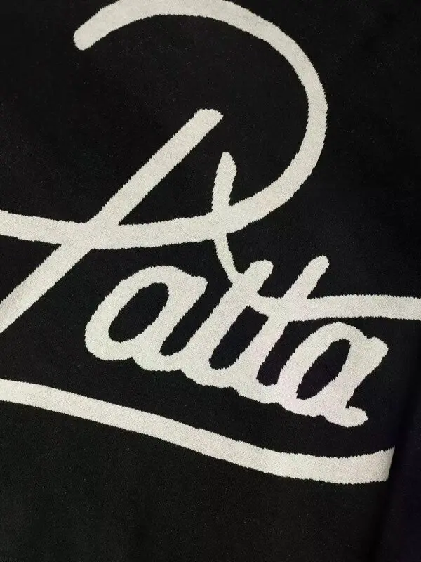 PATTA Hearted Logo-jacquard Jumper