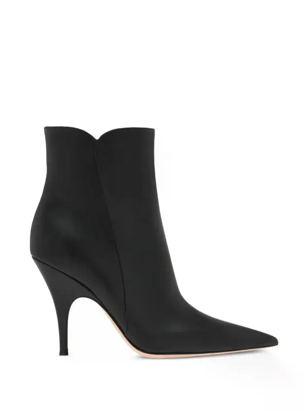 GIANVITO ROSSI Sofia Pointed-toe Ankle Boots