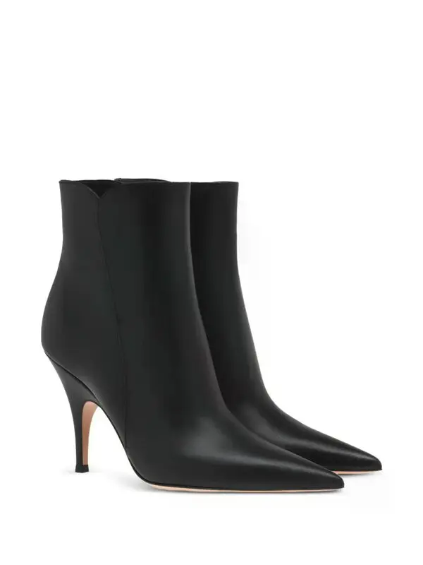 GIANVITO ROSSI Sofia Pointed-toe Ankle Boots