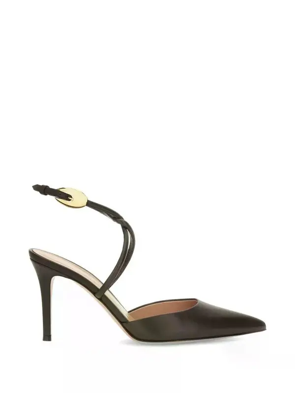 GIANVITO ROSSI Jungle Mamba Pumps - Brown
