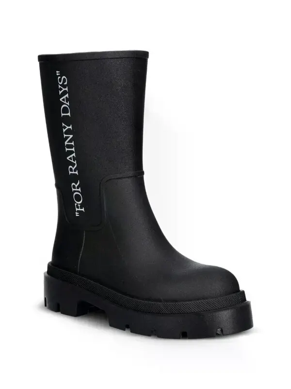 Off-White Reboot Slogan-print Chunky-sole Boots