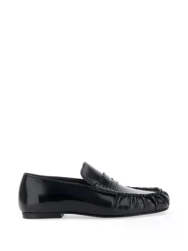ALOHAS Aven Leather Loafers - Black
