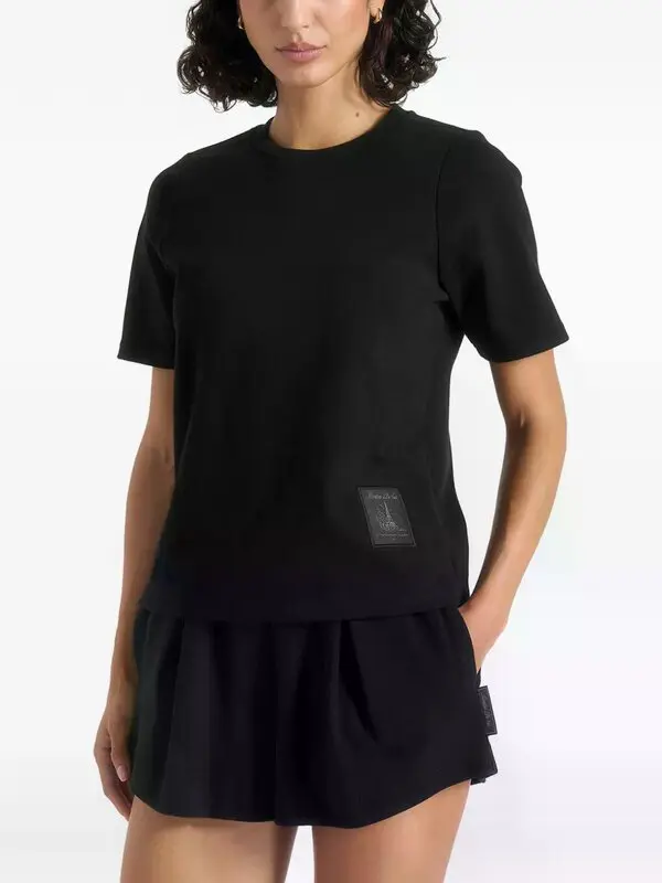 Manière De Voir Short-sleeve Cotton T-shirt - Black