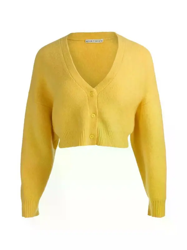 Alice + Olivia Maureen Cropped Cardigan