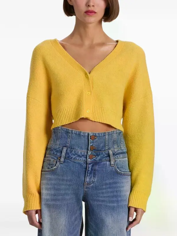 Alice + Olivia Maureen Cropped Cardigan