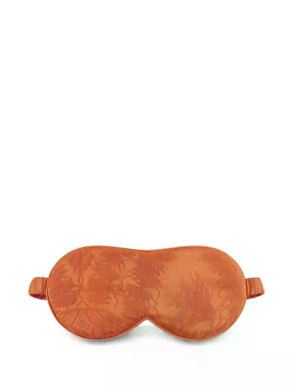 Shanghai Tang Watersky Jacquard-silk Eye Mask - Orange