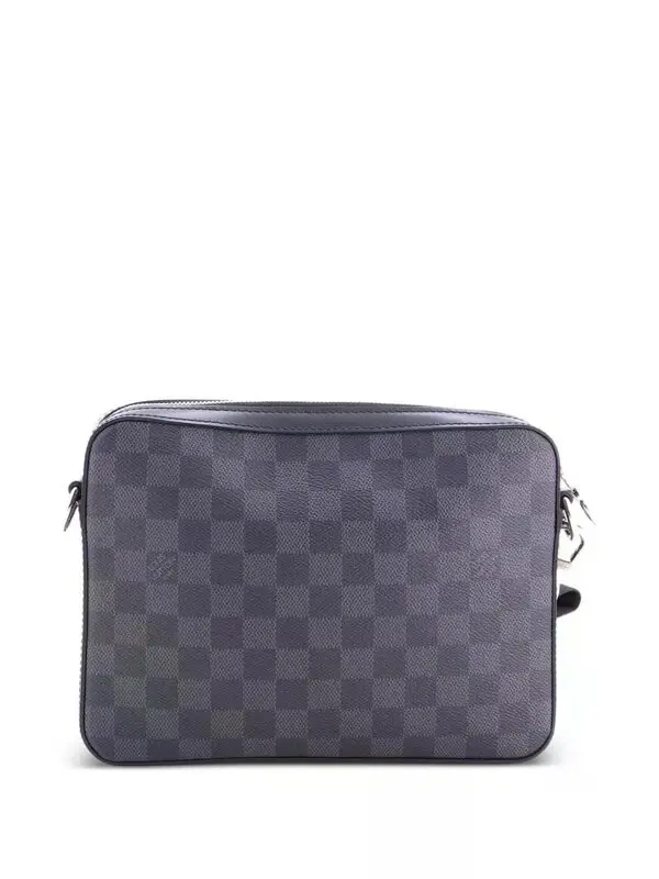 LOUIS VUITTON Trio Messenger Bag Limited Edition Wild Animals Damier Graphite - Black