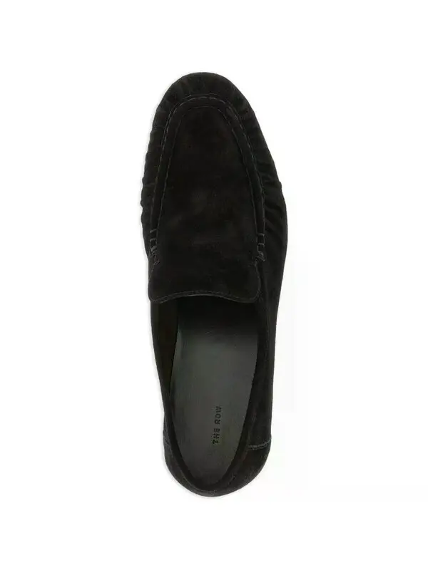 THE ROW Soft Suede Loafers