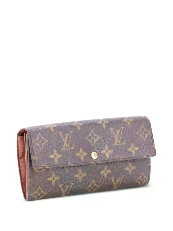 LOUIS VUITTON Sarah Wallet Monogram Canvas Small Wallets
