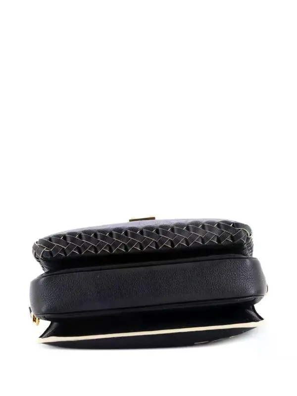 LOUIS VUITTON Monogram Empreinte Pochette Metis Bag - Black