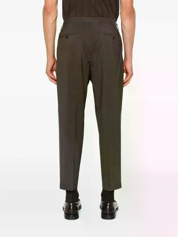 BRIGLIA 1949 Portobellos Pleated Buttoned Trousers