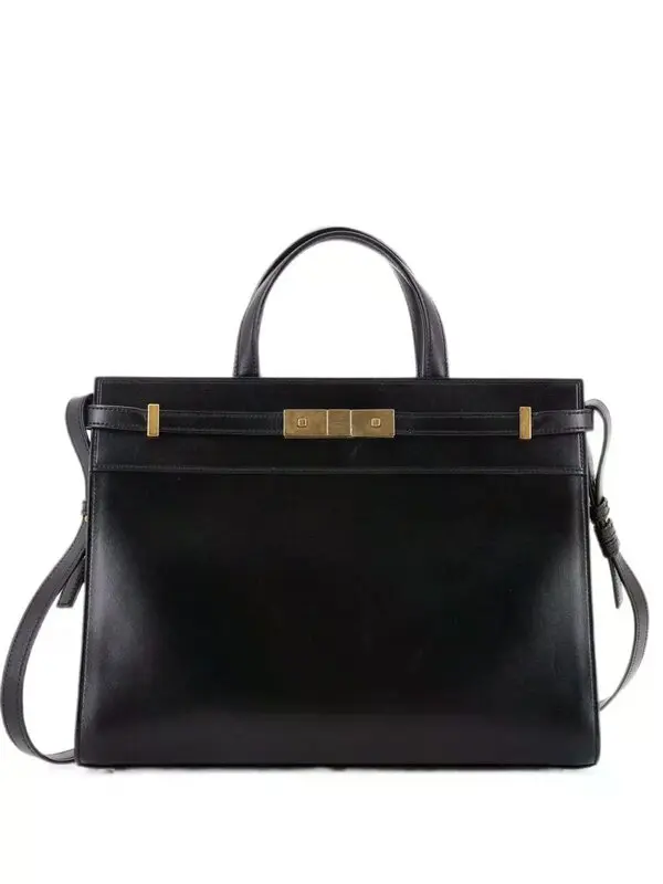 Saint Laurent Manhattan Small Shoulder Bag In Leather