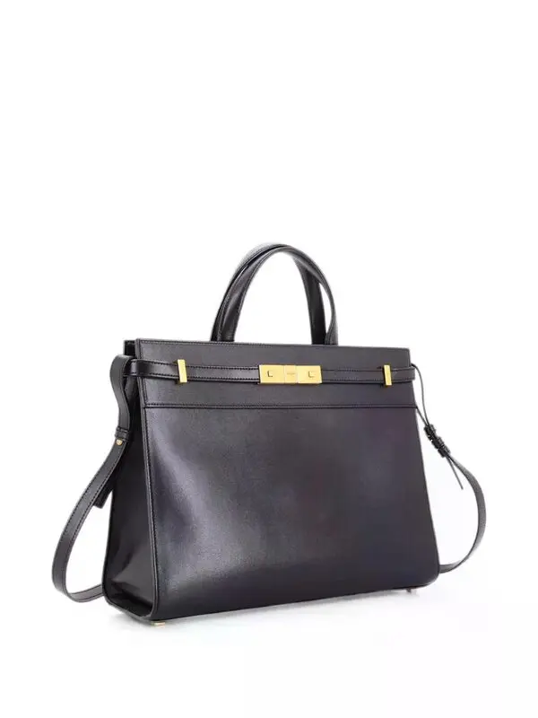 Saint Laurent Manhattan Small Shoulder Bag In Leather