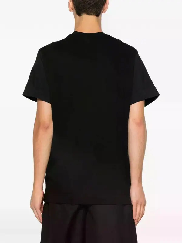 YES LONDON Zip-pocket Panelled T-shirt