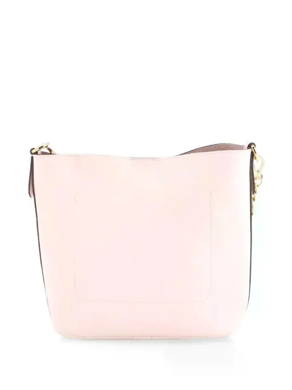 LOUIS VUITTON Lock And Walk Leather Bucket Bag - Neutrals