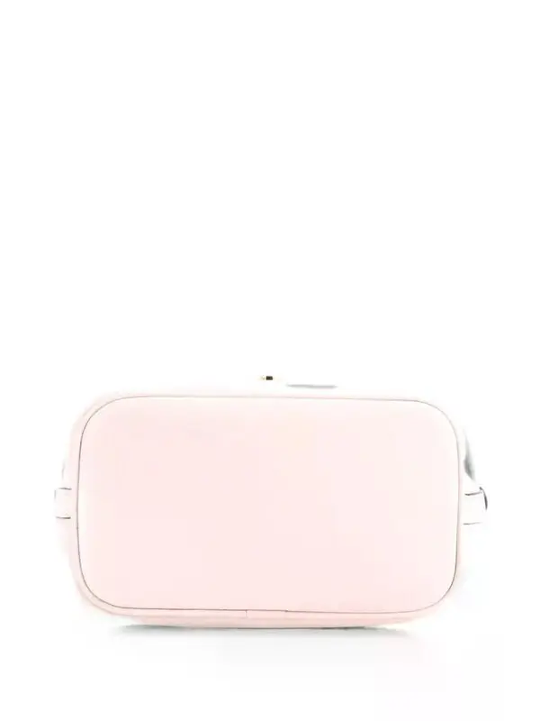 LOUIS VUITTON Lock And Walk Leather Bucket Bag