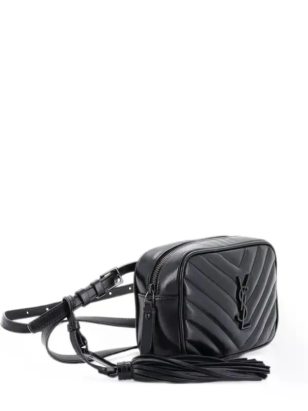 Saint Laurent Lou Matelassé Chevron Leather Belt Bag