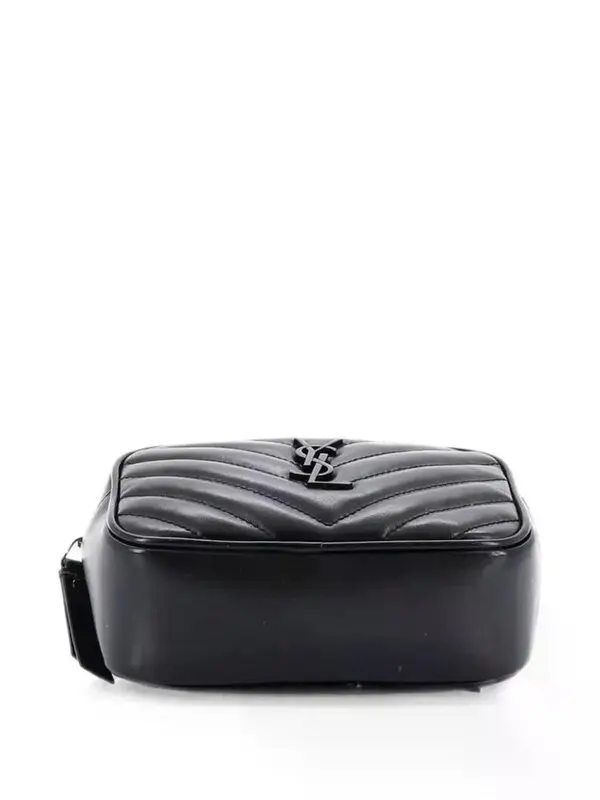 Saint Laurent Lou Matelassé Chevron Leather Belt Bag