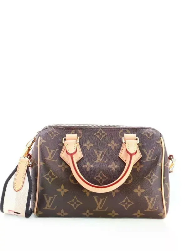 LOUIS VUITTON Speedy Bandouliere 20 Monogram Canvas Bag - Brown
