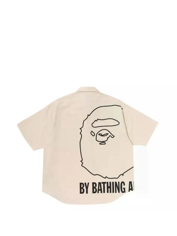 A BATHING APE Ape Head Logo-print Shirt