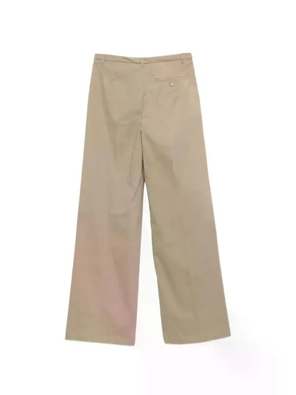 Emporio Armani Straight-leg Logo Embroidered Trousers