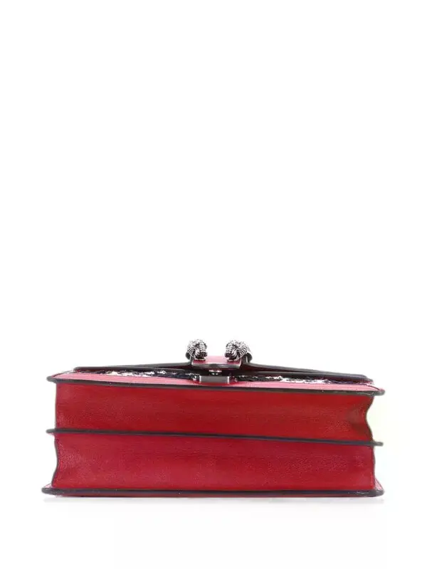 Gucci Dionysus Gg Tweed Small Shoulder Bag - Black