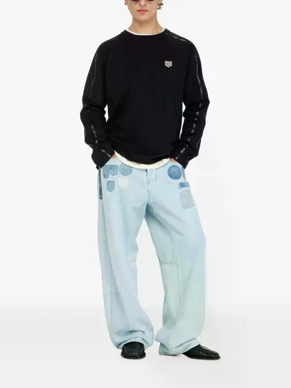 DIESEL® Long-sleeve T-shirt With Tonal Trims