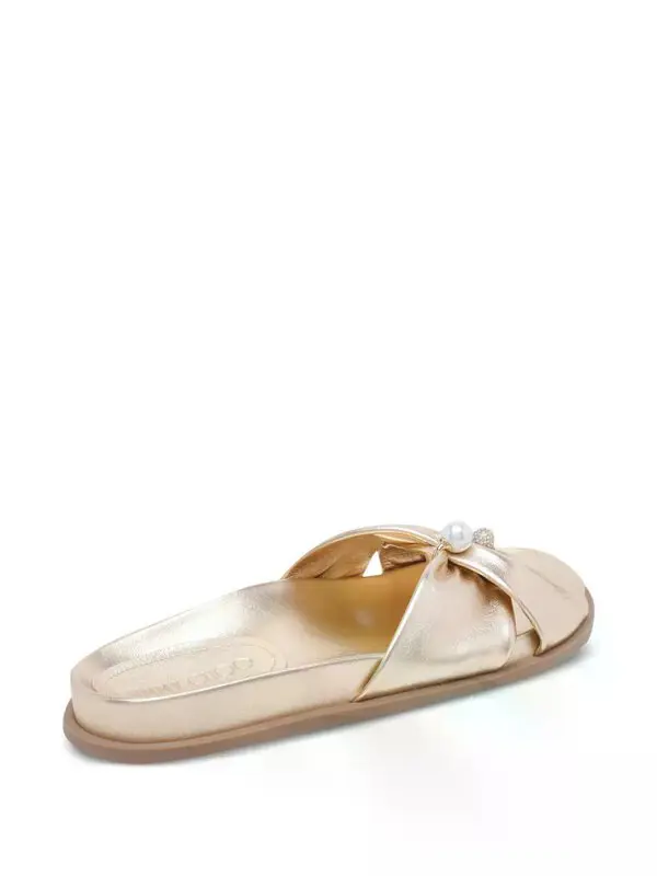JIMMY CHOO Rafi Pearl-detail Sandals