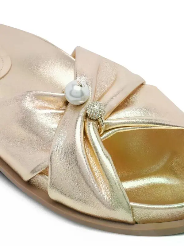 JIMMY CHOO Rafi Pearl-detail Sandals