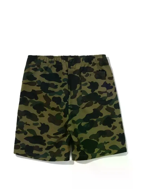 A BATHING APE Shark Camouflage Print Shorts