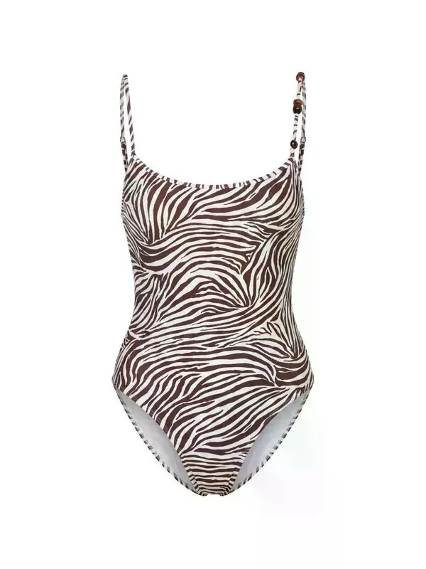 NICHOLAS Dione One Piece Suit Graphic Zebra