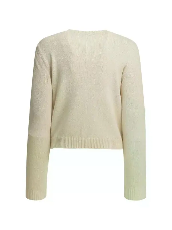 Moncler Quilted Down Panel Knitted Sweater