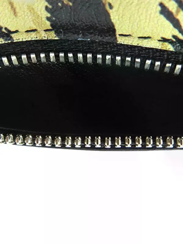 Balenciaga 2000-2017 Leopard Printed Calfskin Continental Wallet On Chain Crossbody Bag - Neutrals