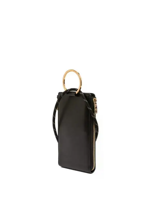 Dolce & Gabbana Calfskin Logo Plaque Shoulder Bag