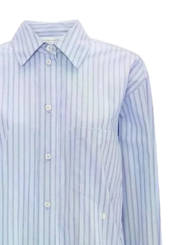 Victoria Beckham Striped Cotton Shirt