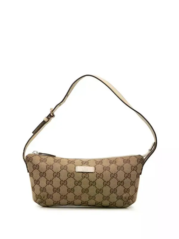 Gucci Gg Canvas Shoulder Bag - Neutrals