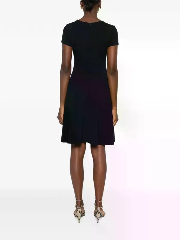 Emporio Armani Navy Short Sleeve Mini Dress