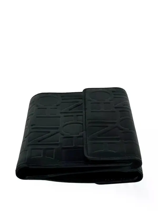 Celine 2000 Embossed Leather Logo Trifold Wallet Small Wallets