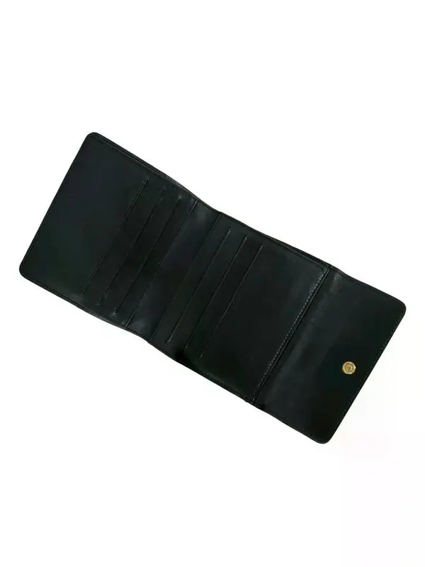 Celine 2000 Embossed Leather Logo Trifold Wallet Small Wallets