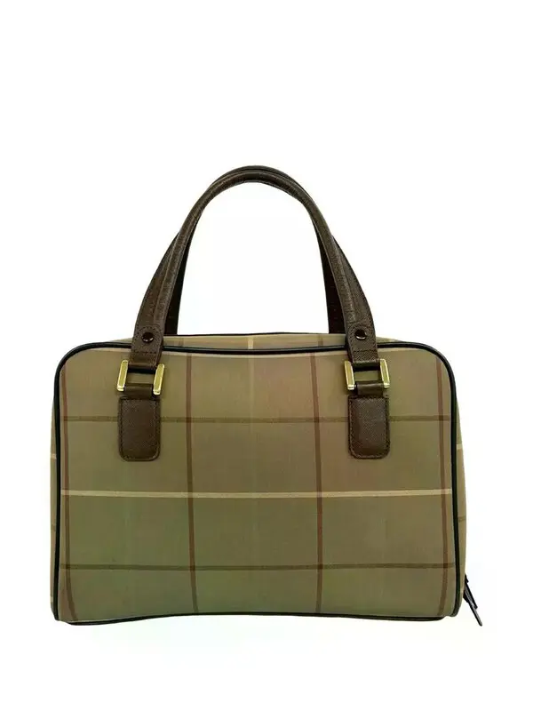 Burberry Vintage Check Canvas Handbag
