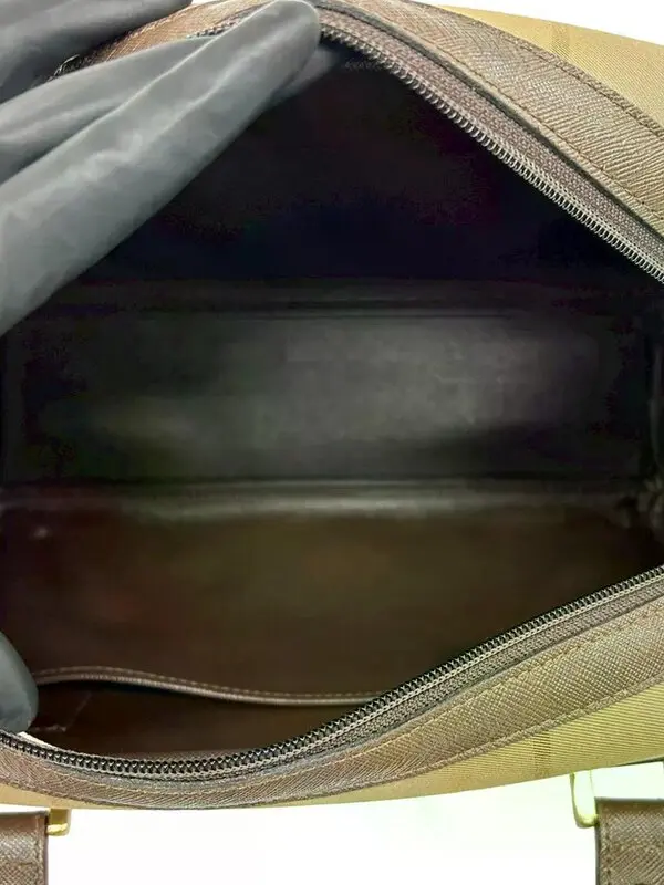 Burberry Vintage Check Canvas Handbag