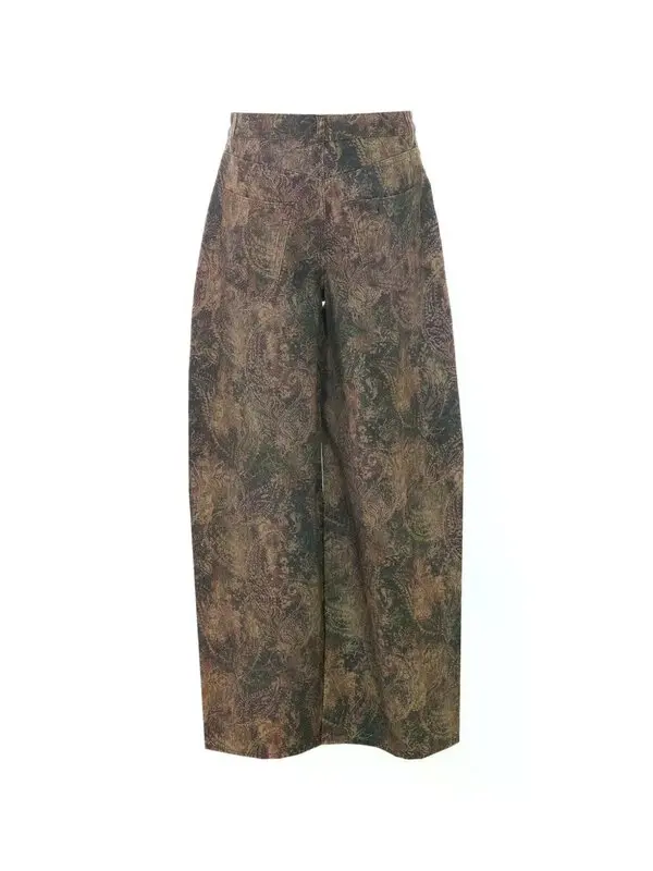 Liu Jo Paisley-print Wide-leg Jeans