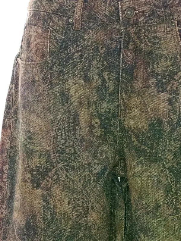 Liu Jo Paisley-print Wide-leg Jeans