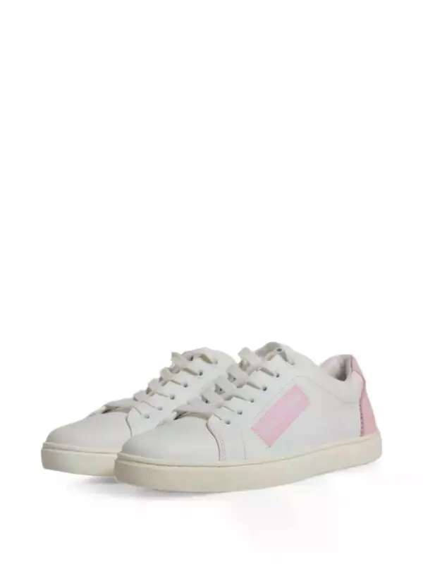 Dolce & Gabbana Logo-patch Leather Sneakers
