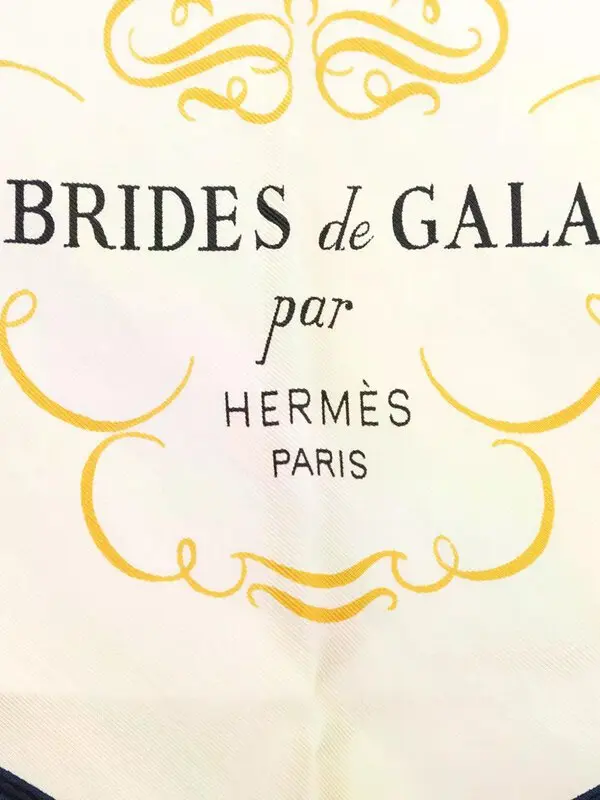 Hermès 2000-2026 Brides De Gala Silk Scarf 90 Scarves