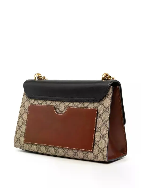 Gucci Medium Gg Supreme Padlock Shoulder Bag