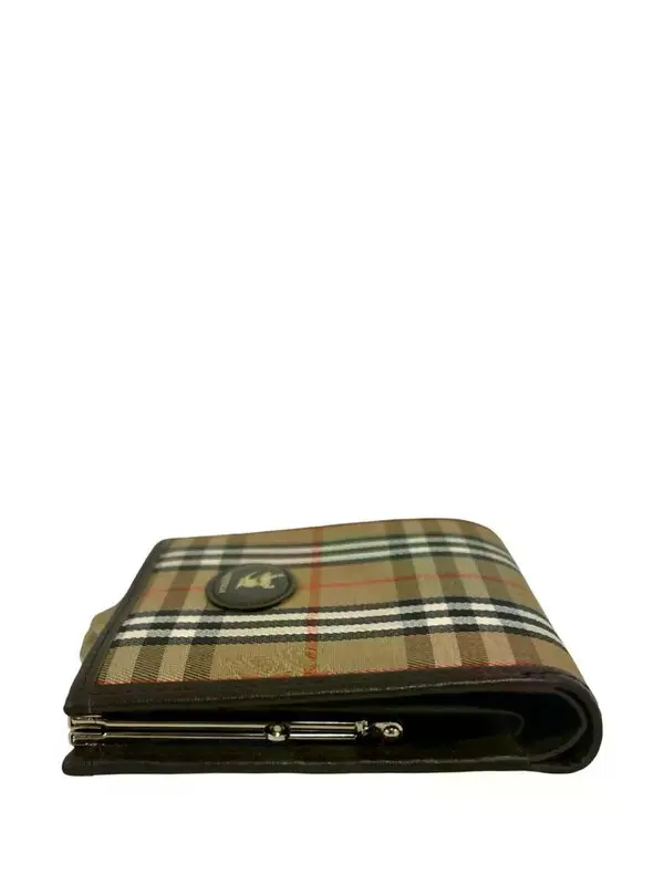 Burberry 20th Century Haymarket Check Canvas Bifold Wallet Small Wallets